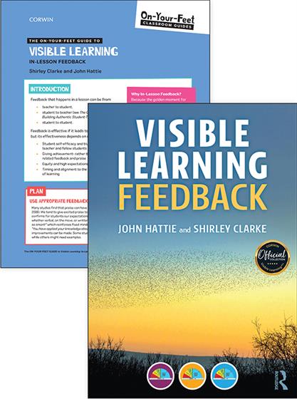 BUNDLE: Visible Learning Feedback + On-Your Feet Guide to Visible ...
